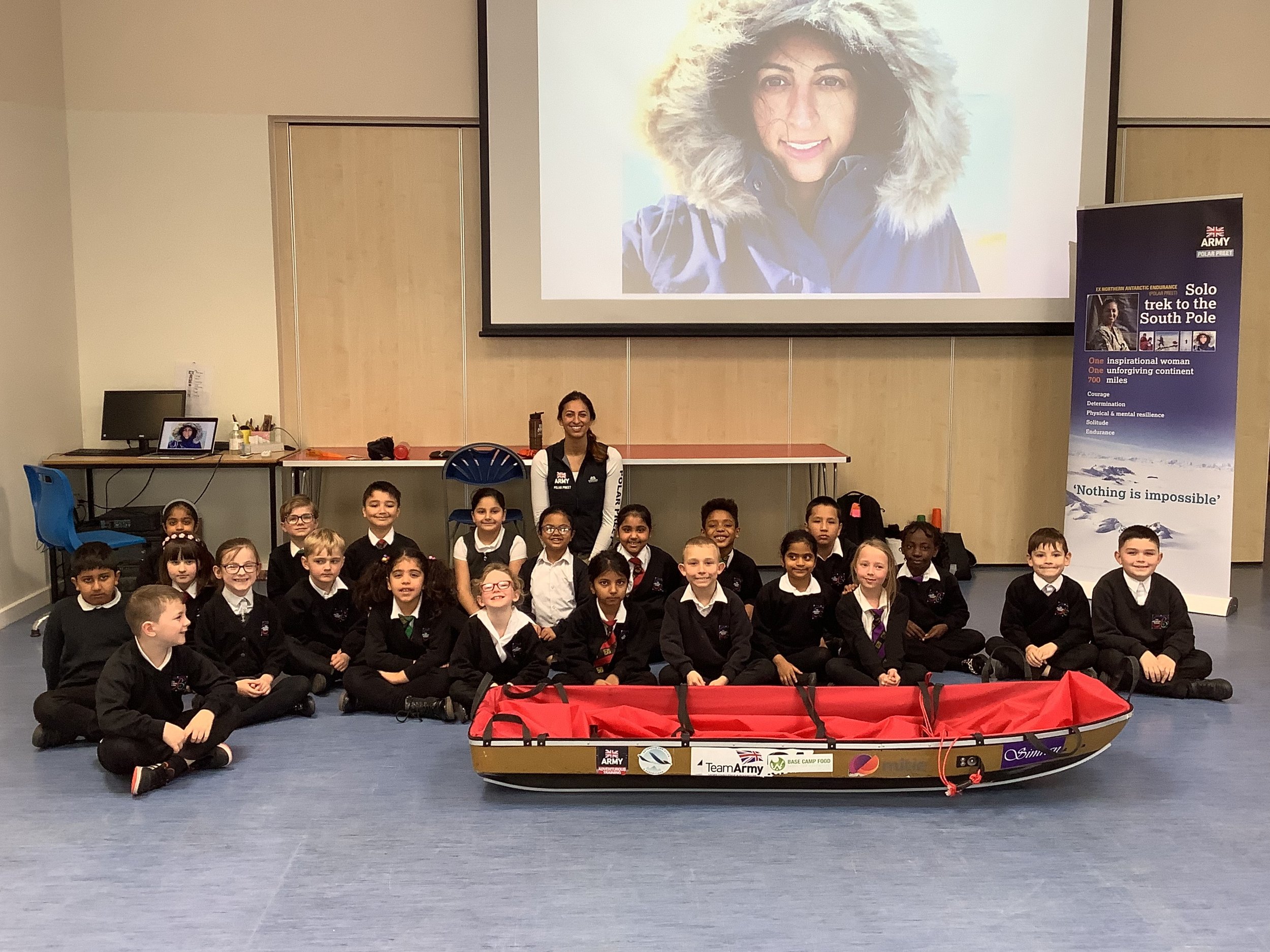 Polar Preet shows pupils that anything is possible