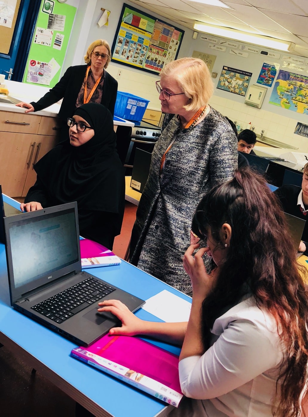 Ofsted chief makes her own inspection of The Bemrose School - Penguin PR