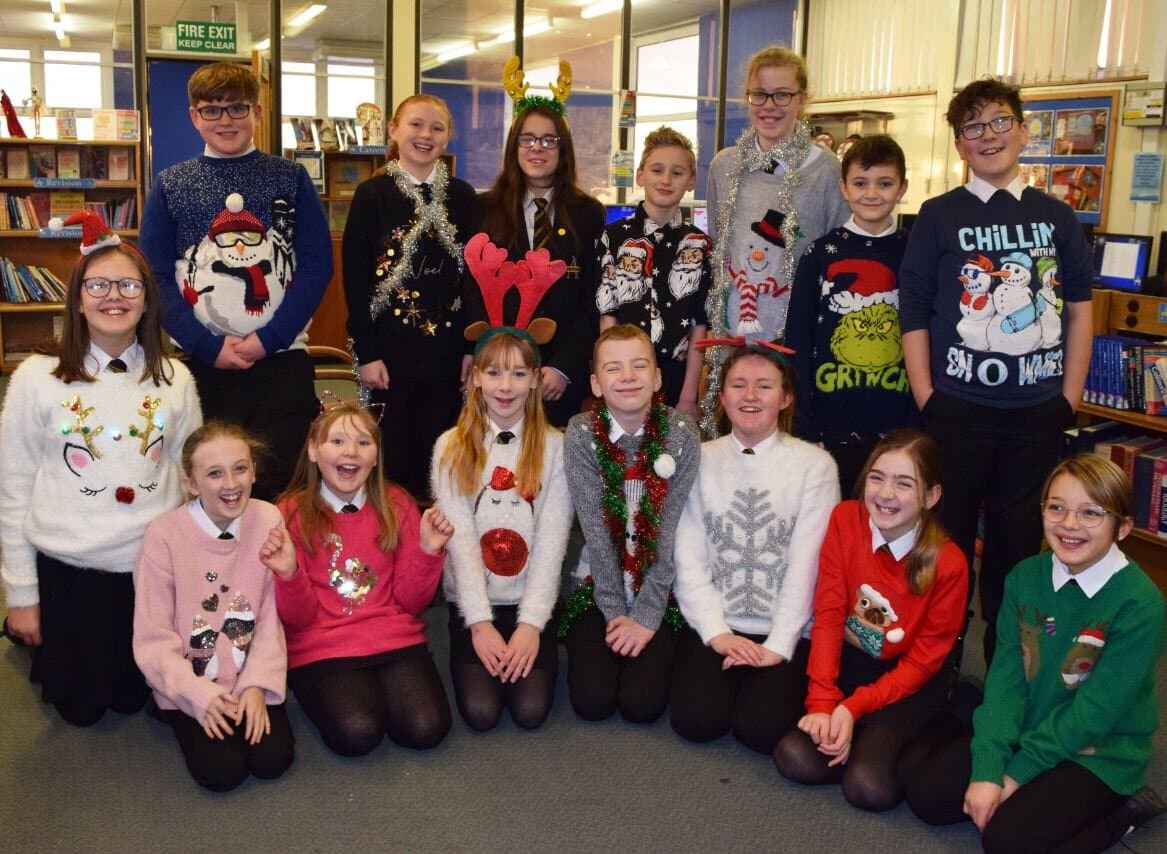 Swinton Academy pupils get in the festive spirit on national Christmas ...
