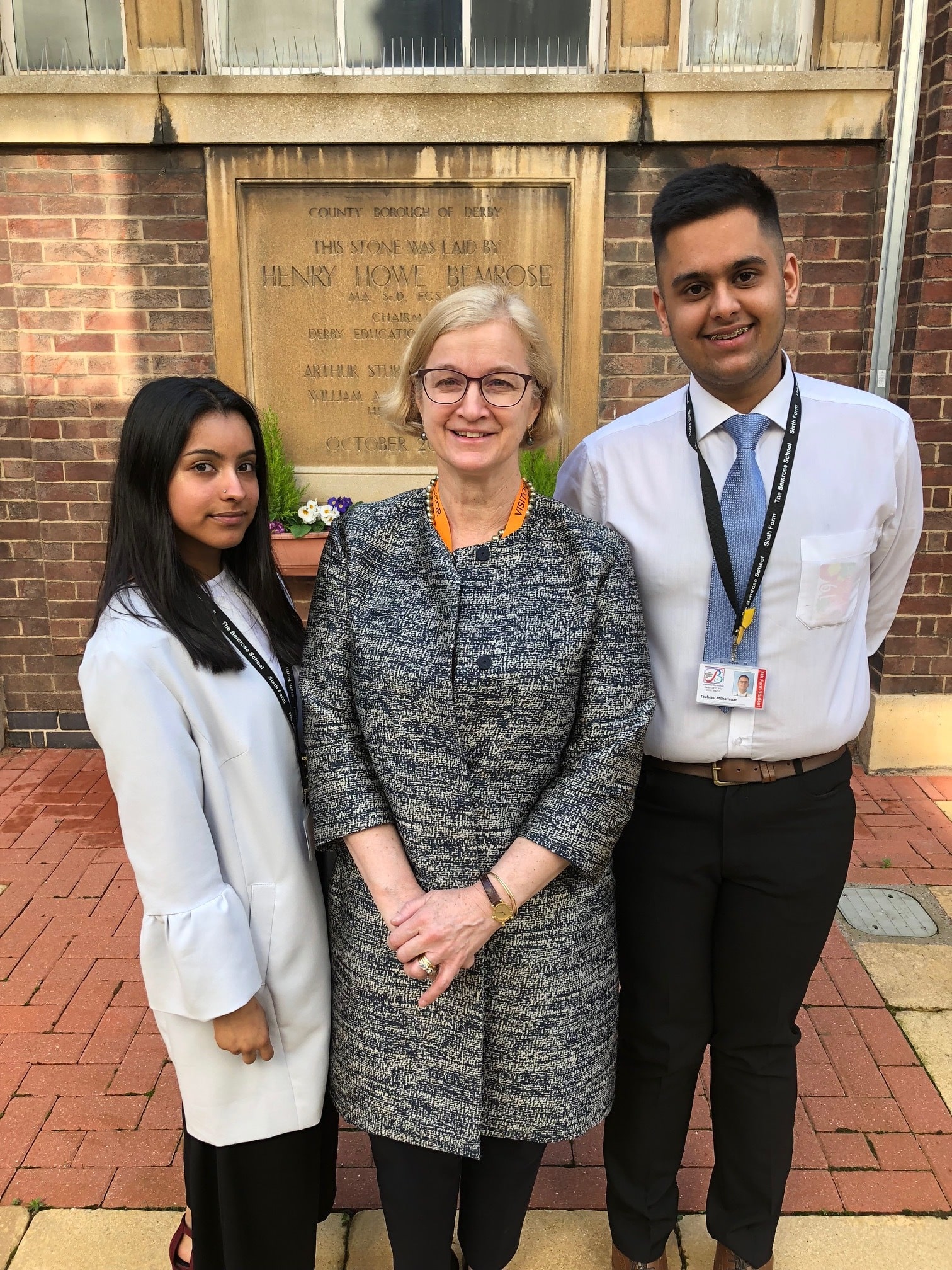 Ofsted chief makes her own inspection of The Bemrose School - Penguin PR