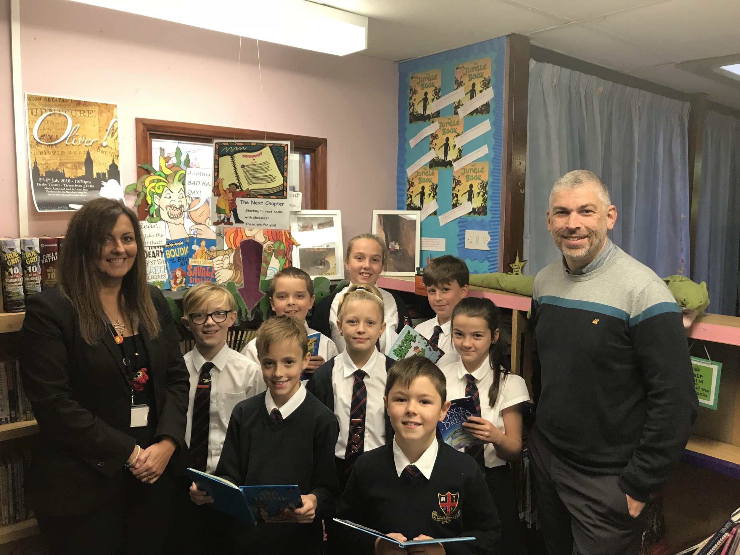 Ginnis New Homes supports youngsters at Ripley school on their learning ...