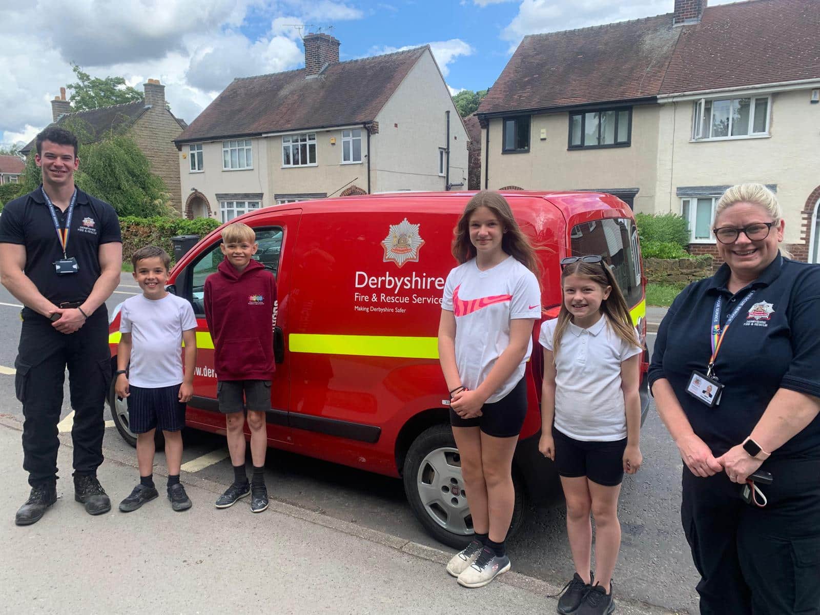 Youngsters at Dunston Primary & Nursery Academy learn about fire safety ...