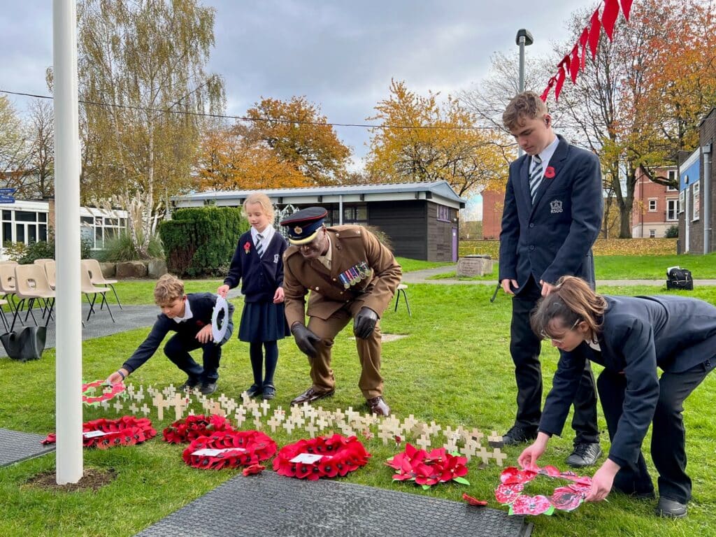 Dean of Derby leads Remembrance Day service at city’s Royal School for the Deaf - Penguin PR