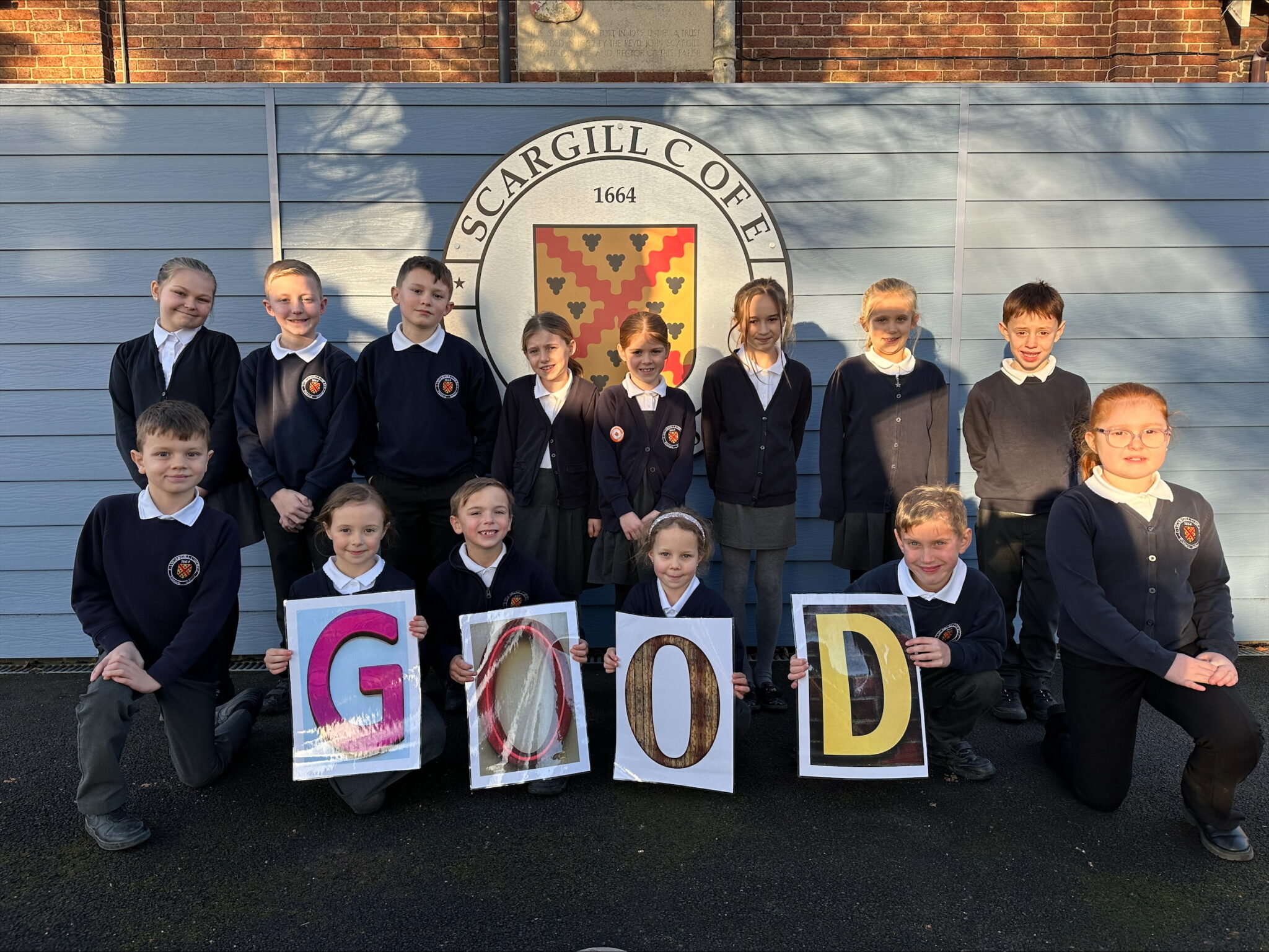 The Scargill Church of England school celebrates"GOOD' Ofsted